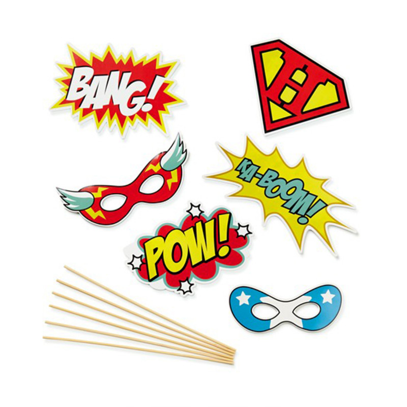 Accessoires de déguisement superhéros pour faire des photos originales ...